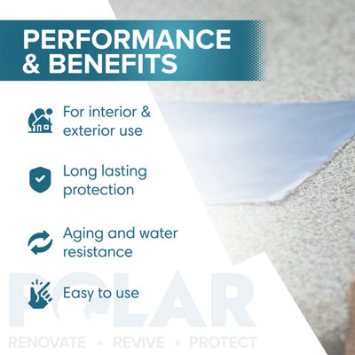 Polar Clear Tapeseal - 4" x 5ft - Instant Waterproof Seal - Interior ...