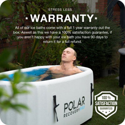 Polar Recovery Pro Tub Ice Bath - The Professional Cold Plunge for Cold ...