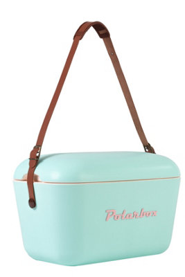 Polarbox Retro 20L Coolbox - Cyan Classic