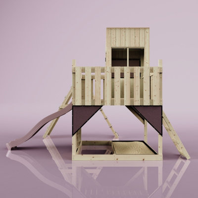 PolarPlay Kids Climbing Tower & Playhouse with Swing and Slide - Climb ...