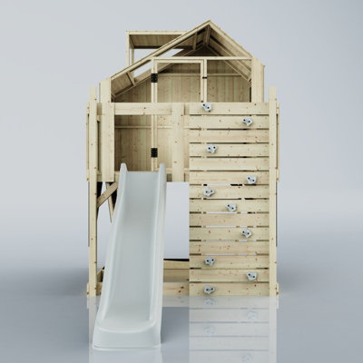 PolarPlay Kids Scandinavian Style Climbing Platform & Playhouse with ...