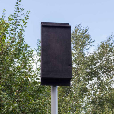 Pole Mounted Roost Maternity Single Box with 6m pole - Plywood/Ceramic ...