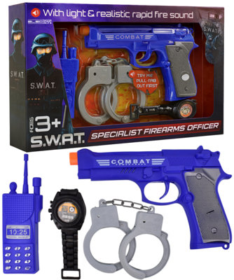 Police S.W.A.T. Role Play Set with Toy Gun and Accessories