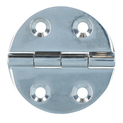 Polished Door Circular Hinge 6 Pack Stainless Steel 64mm diameter 316 ...