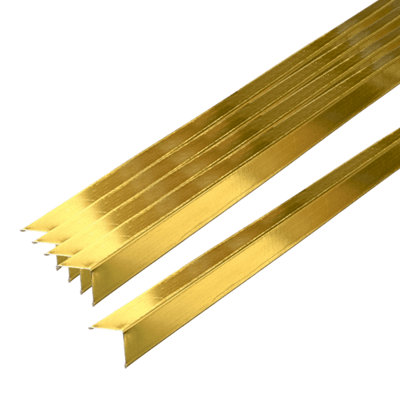 Polished Gold Perimeter Angle Trim 2400mm x 20mm Suspended Ceiling Grid ...