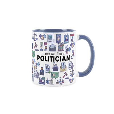 Politician Mug - Humorous Politics & Parliament Themed Novelty Gifts ...