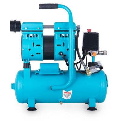 POLLOR 9L Air Compressor 4 CFM Low Noise Oilless Silent 550w Portable Electric Oil free