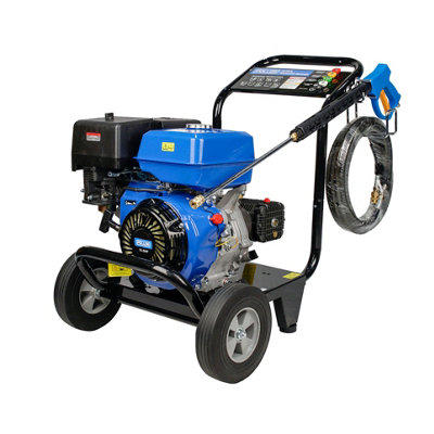 POLLOR Commercial Petrol Pressure Washer 15HP Engine 5000 PSI Power Jet ...
