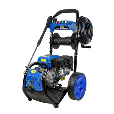 POLLOR High Power Petrol Pressure Washer 20M Hose 3500 PSI 242 Bar Jet ...