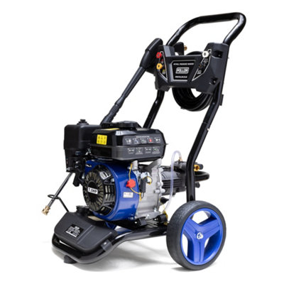 POLLOR Petrol Pressure Washer 7HP 3950 PSI Power Jet Wash