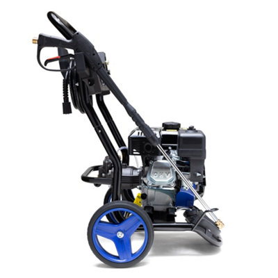 POLLOR Petrol Pressure Washer 7HP 3950 PSI Power Jet Wash