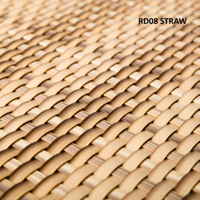 Poly Rattan Garden Screen - STRAW 1M x 1M | DIY at B&Q