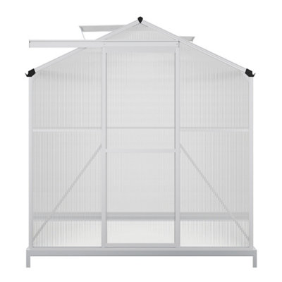 Polycarbonate Greenhouse Aluminium Frame Walk In Garden Green House ...
