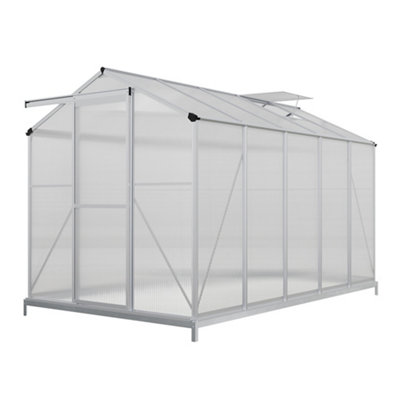 Polycarbonate Greenhouse Aluminium Frame Walk In Garden Green House ...