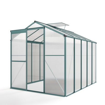 Gazelle Tent Walk-in Greenhouse Kit 8x12 Polycarbonate Double Doors ...