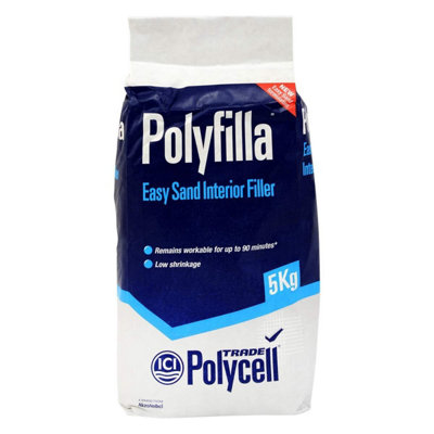 Polycell Polyfilla Easy Sand Interior Filler 5kg