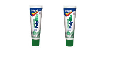 Polycell Polyfilla Exterior Filler Ready Mixed Tube 330g Pack of 2