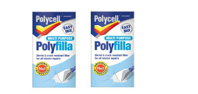 Polycell Polyfilla Multi Purpose Filler Powder 450g Pack of 2