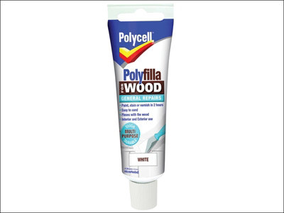 Polycell - Polyfilla Wood General Repair - White Tube 75gm