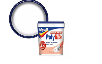 Polycell Quick Dry Ready Mixed Polyfilla Tub 1KG