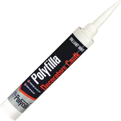 Polycell Trade Polyfilla Decorators Caulk White 290ml