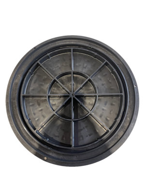 Polydrain Inspection Chamber Manhole Round Plastic Cover & Frame 450mm ...