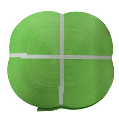 Polyester Webbing Strap Tape Roll 100M 25MM Hi Vis (Tie Down Lashing Belt)
