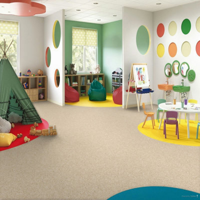 Polyflor Classic Mystique Pur Satinwood 1370 Beige Mosaic Effect ...