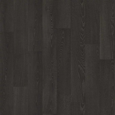Polyflor Designatex PUR Nero Oak 2144 Black Wood Effect Commercial Vinyl Flooring with 3.0mm ...