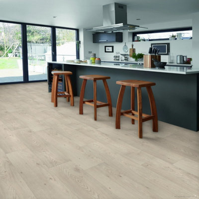 Polyflor Secura Pur Sterling Oak 2161 Wood Effect Slip-Resistant Commercial Flooring Sheet-1m(3 ...