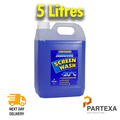 Polygard Arctic 5L Windscreen Screen Wash 5 Litre Concentrate MIS18210 ...