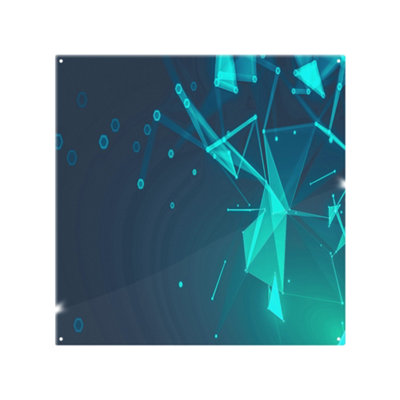 Polygonal Space Splash Back designer style