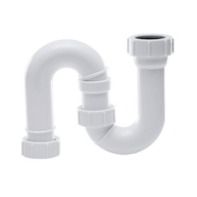 Polypipe 32mm S Trap Tubular Swivel Bathroom Basin Kitchen Sink Waste