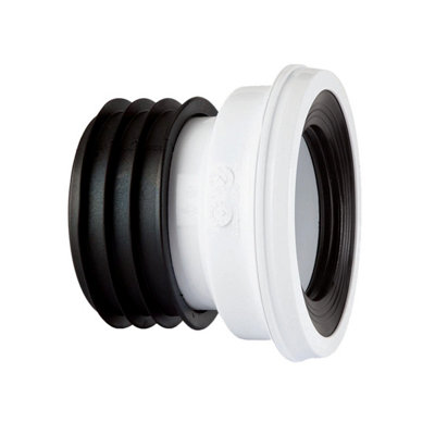 Polypipe Kwickfit Pan Connector Straight White 110mm SK40