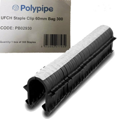 Polypipe PB02930 Underfloor Heating Control Staples 60MM Box Of 300 ...