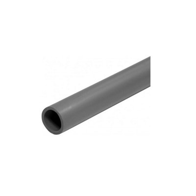 Polypipe Polyplumb Barrier Pipe Length 28mmx3m Grey PB328B