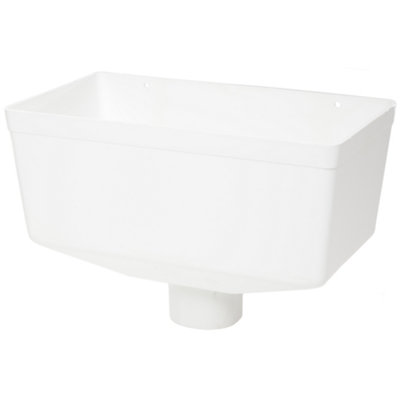 POLYPIPE RR130 Black Standard Hopper Head for 68mm downpipe System
