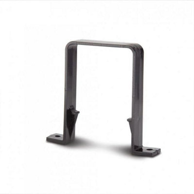 Polypipe RS226 Rainwater Square Downpipe Clip Bracket 65mm Black