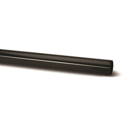 Polypipe Waste Solvent Weld Abs Pipe Black 32mm X 3M Ws11B