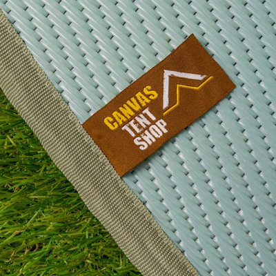 Polypropylene Matting for 4M Bell Tents, Full Moon, Duck Egg | DIY at B&Q