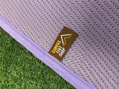 Polypropylene Matting for 4M Bell Tents, Full Moon, Lavender | DIY at B&Q