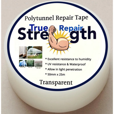 polytunnel waterproof repair tape clear repair greenhouse
