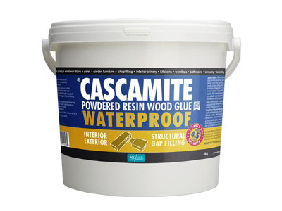 Polyvine ACM3000 Cascamite One Shot Structural Wood Adhesive Tub 3kg CAS3KG