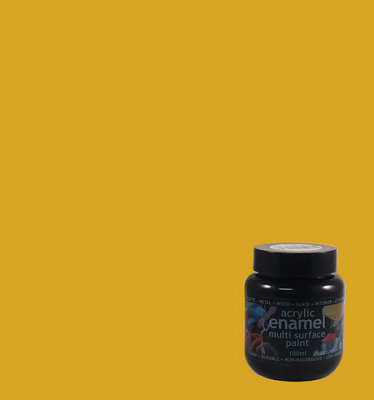 Polyvine - Acrylic Enamel Paint - 100ml - Yellow