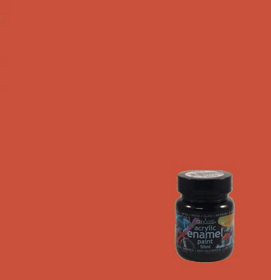 Polyvine - Acrylic Enamel Paint - 50ml - Orange