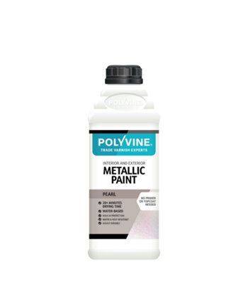Polyvine - Acrylic Metallic Paint - Pearl - 500ML