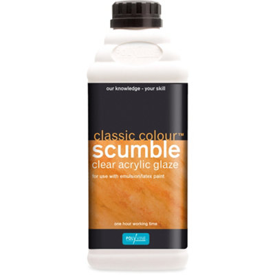 Buy Polyvine Classic Colour Acrylic Scumble 1L | DIY at B&Q