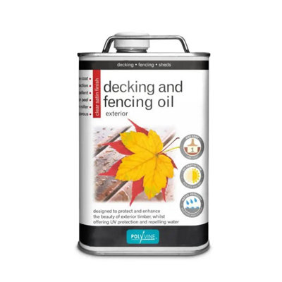 Polyvine Decking & Fencing Oil Satin 2.5L | DIY at B&Q