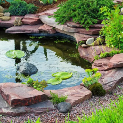 Pond Liner - 2.5 x 2.5 m / 8 x 8 ft - Perfect for Garden Ponds, Water ...