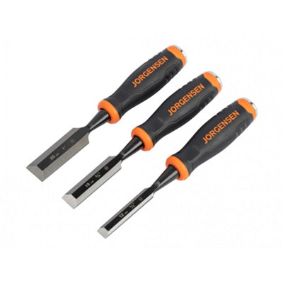 Pony Jorgensen Woodworking Chisel Set, 3 Piece Multi Colour (One Size)